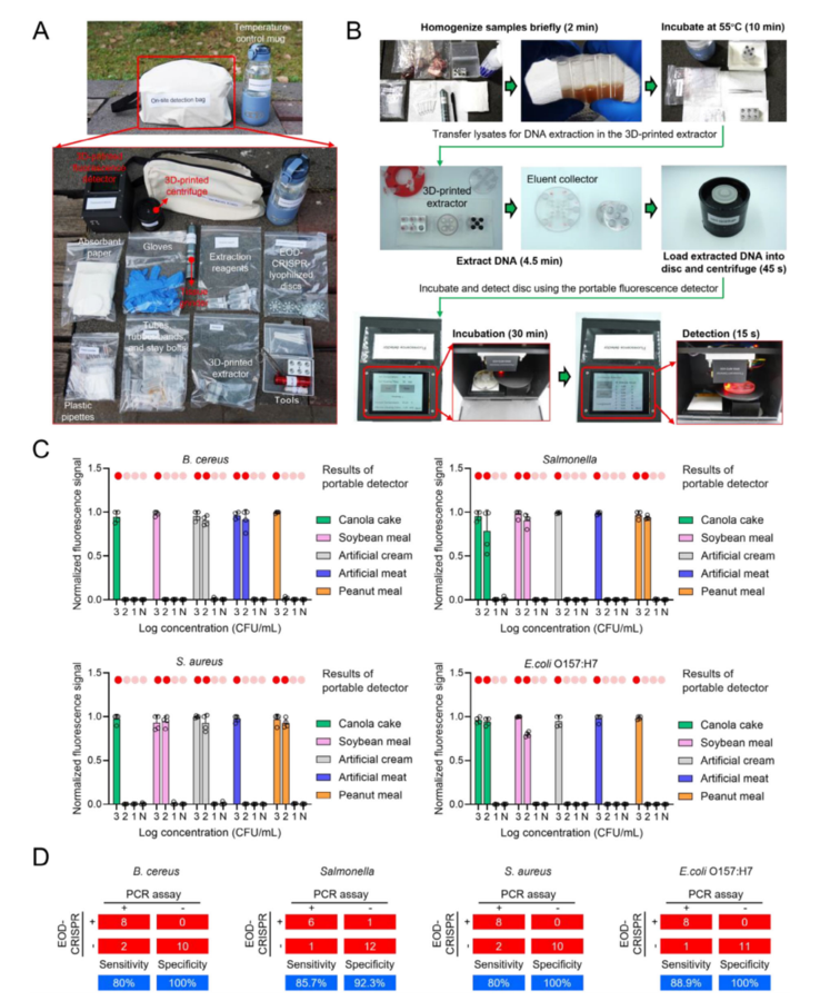 ADV SCI | 东南大学丁雄，CRISPR检测体系+ 3D打印微流控芯片：食源性细菌的多重现场检测 - 微流控信息网
